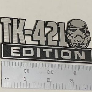 Custom TK-421 EDITION Automobile Car Emblem - Etsy