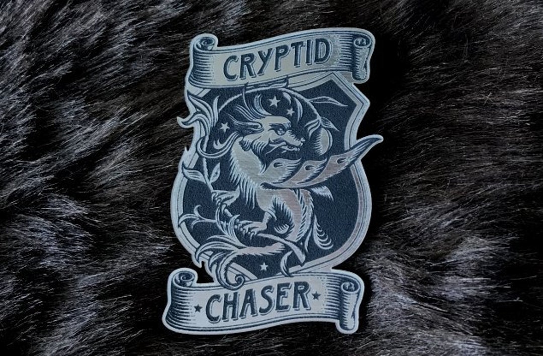 Custom CRYPTID CHASER Pinback Badge CRYPTOZOOLOGY Bigfoot Mothman Loch ...