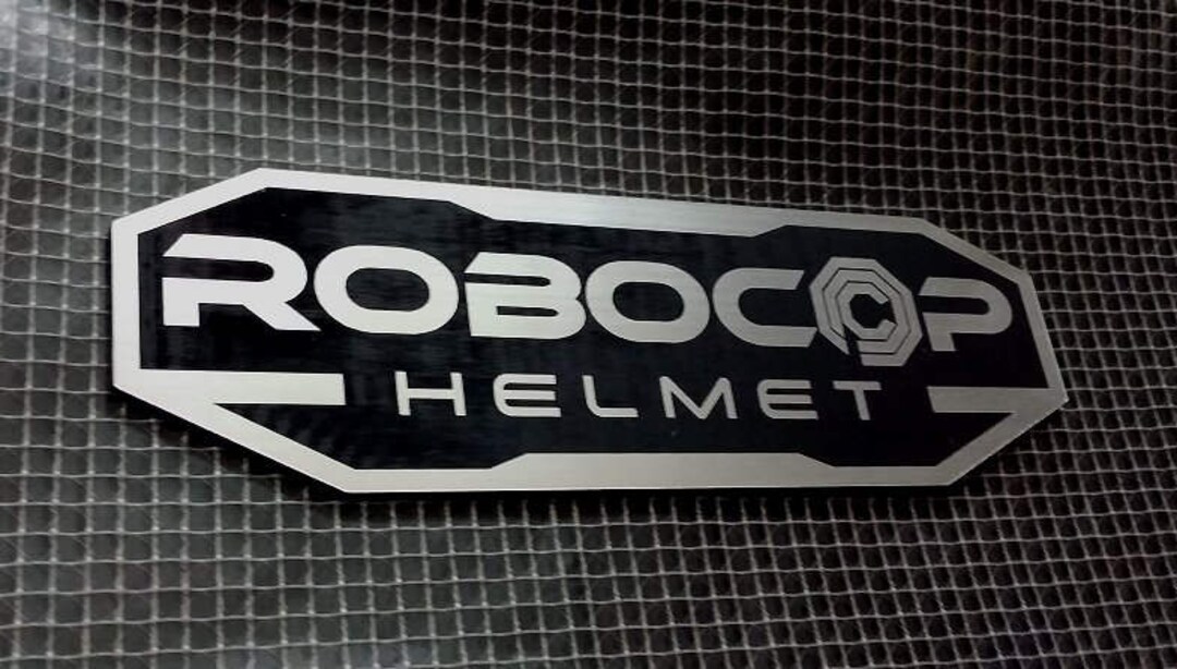 Custom ROBOCOP HELMET Display Placard Prop Police OCP - Etsy