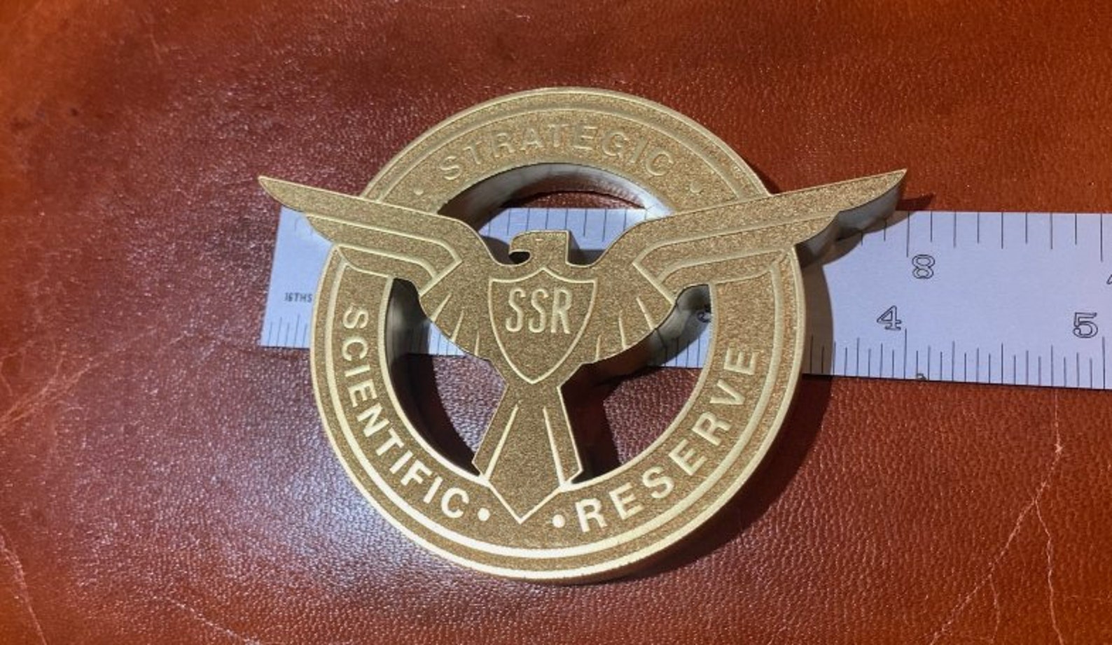 Custom STRATEGIC SCIENTIFIC RESERVE Paperweight Gold / Brass - Etsy