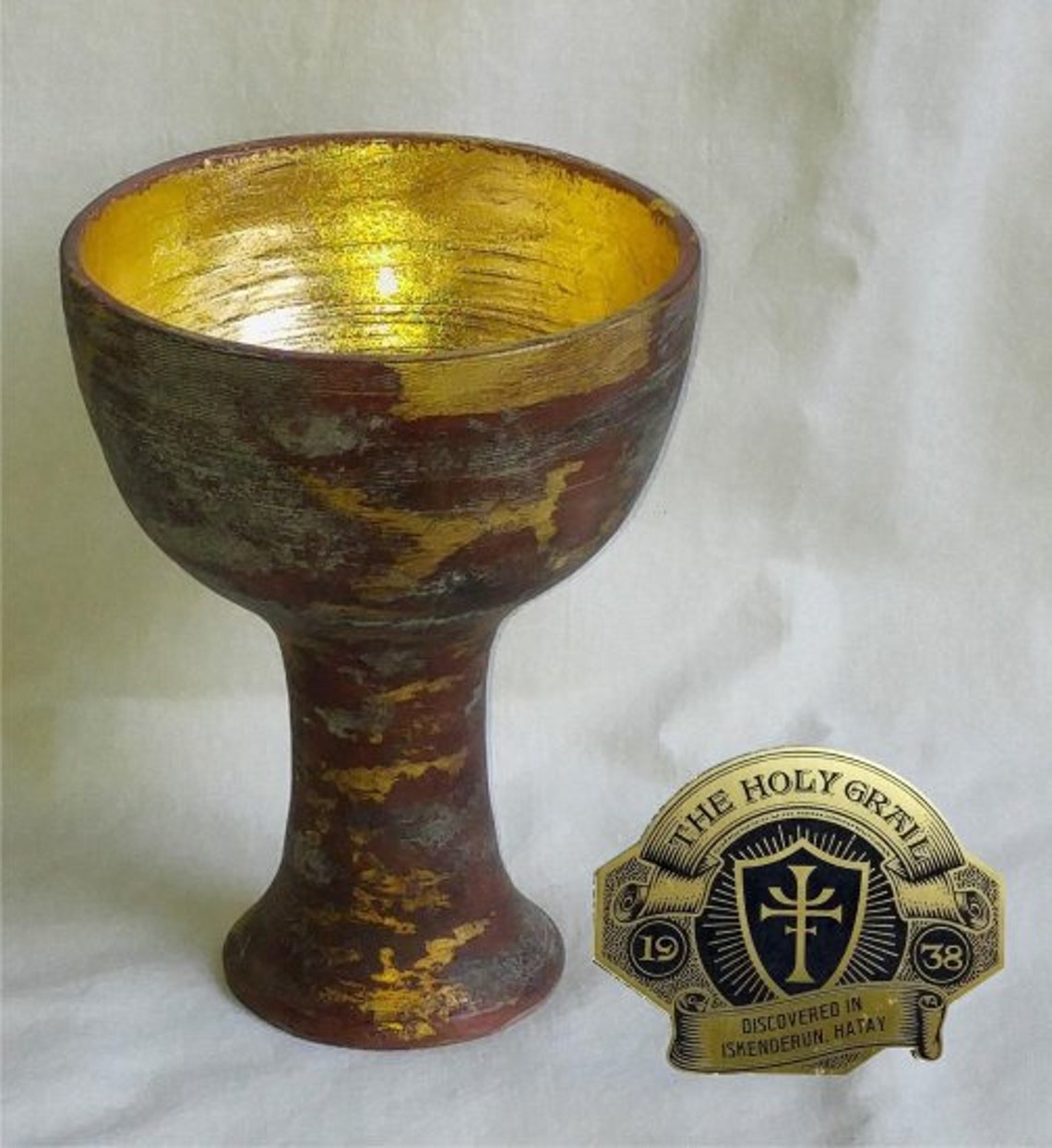 Custom HOLY GRAIL Display PLACARD Prop Indiana Jones Last - Etsy