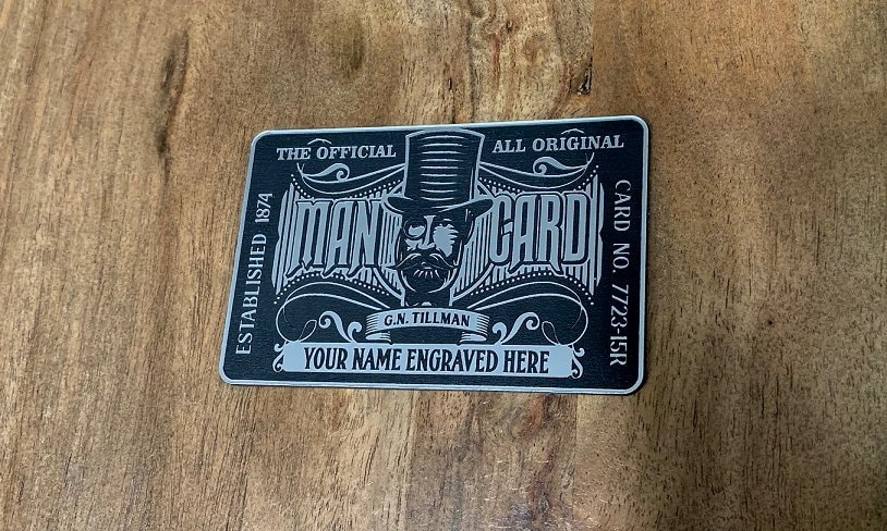 Custom Personalized INTERNATIONAL MAN CARD for Your Wallet (credit Card ...