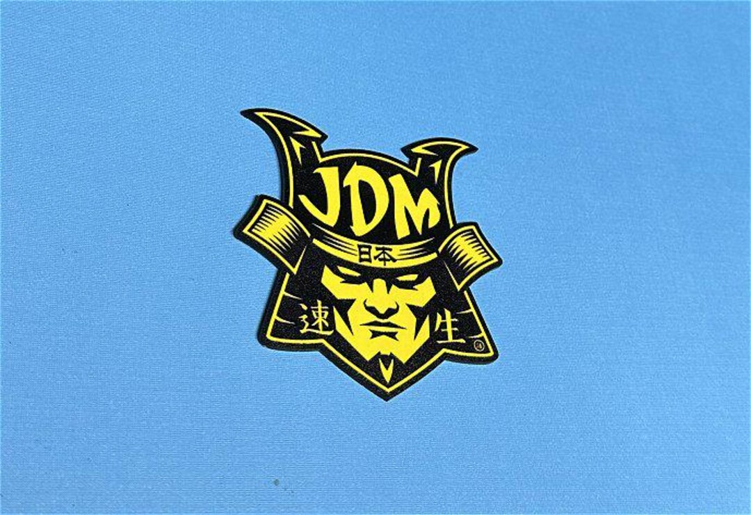 Custom JDM SAMURAI BADGE (yellow) for Your Dashboard or Exterior of ...