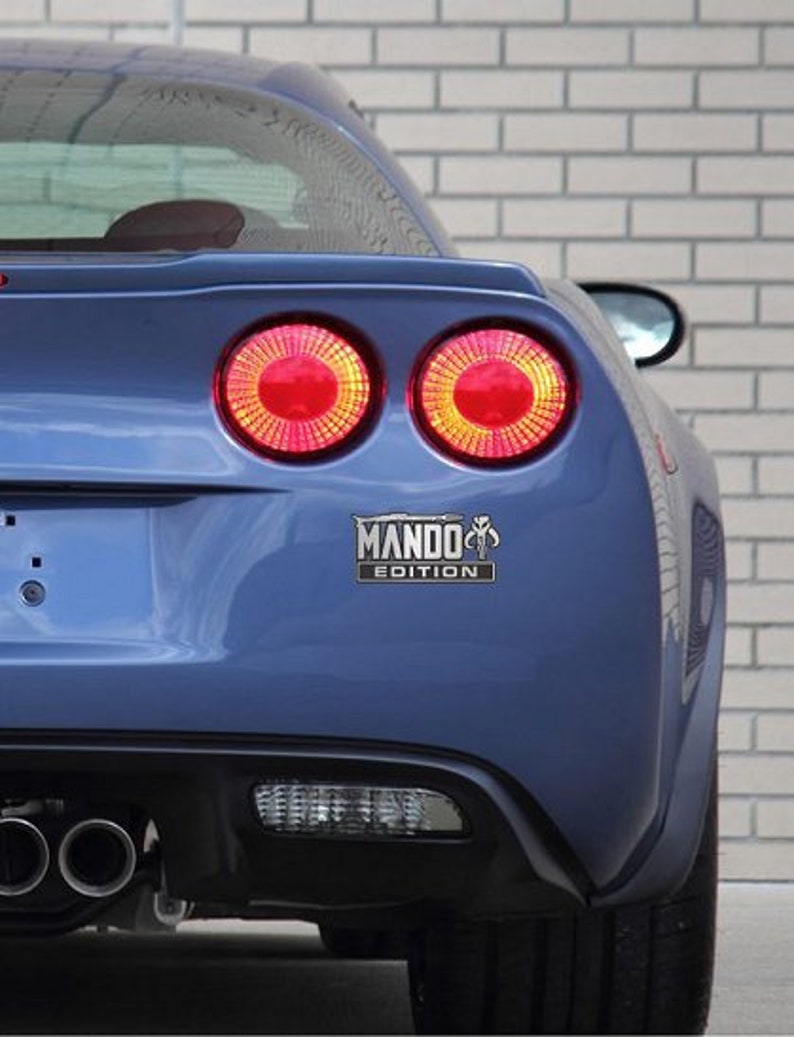 Custom MANDO EDITION Automobile Car Emblem TYPE 2 | Etsy