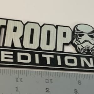 Custom TROOP EDITION Automobile Car Emblem - Etsy