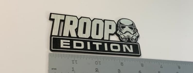 Custom TROOP EDITION Automobile Car Emblem - Etsy
