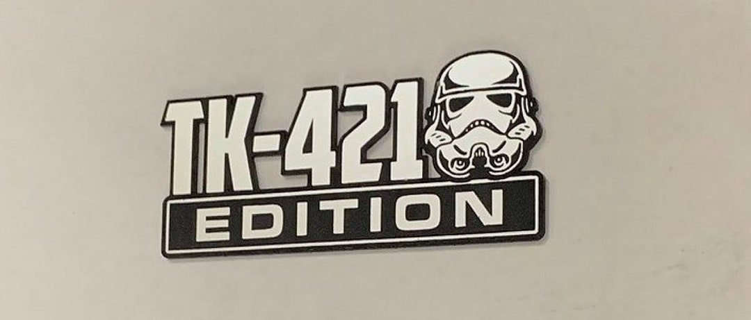Custom TK-421 EDITION Automobile Car Emblem - Etsy