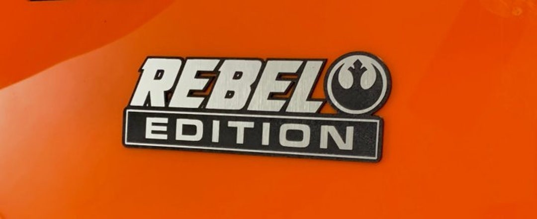 Custom REBEL EDITION Automobile Car Emblem - Etsy