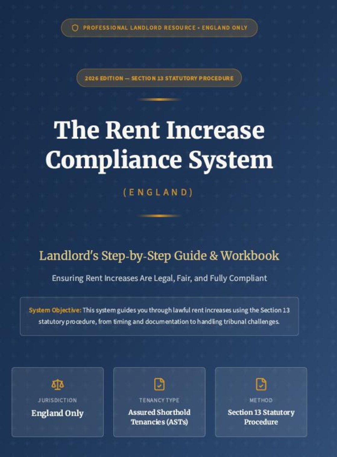 Rent Increase Compliance System | Landlord Section 13 Guide | Legal ...