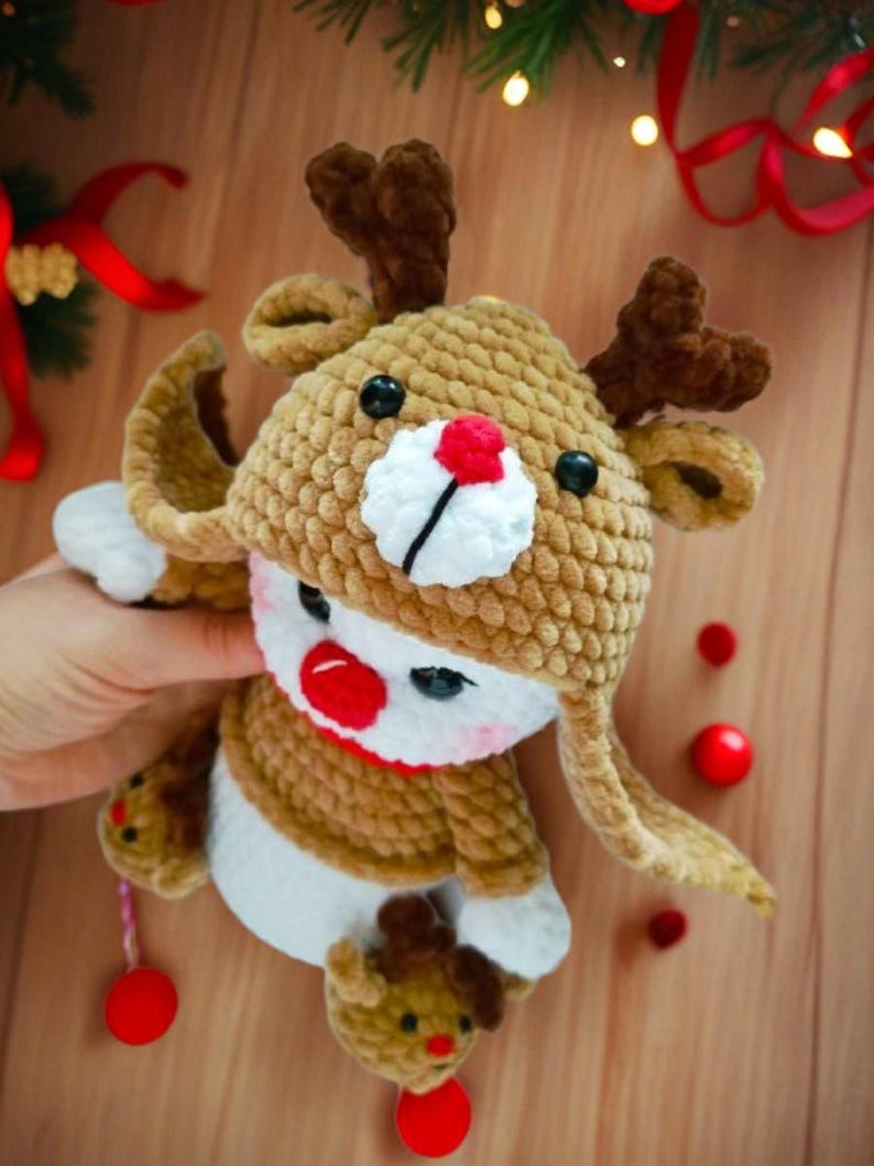 Crochet Snowman Pattern PDF, Amigurumi Christmas Snowman, Easy Beginner ...