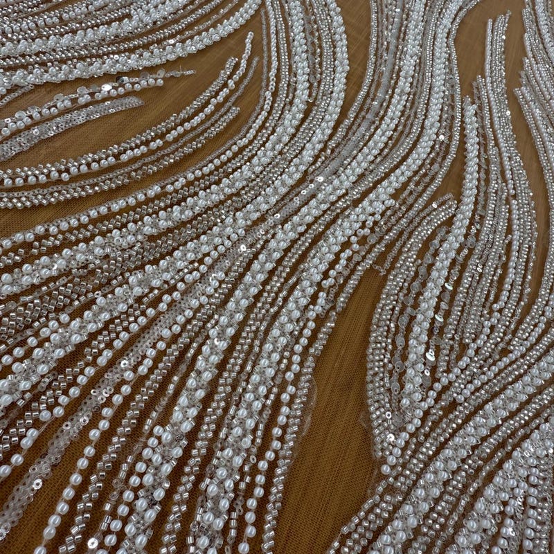 Nude Silver Beaded Dress - Etsy
