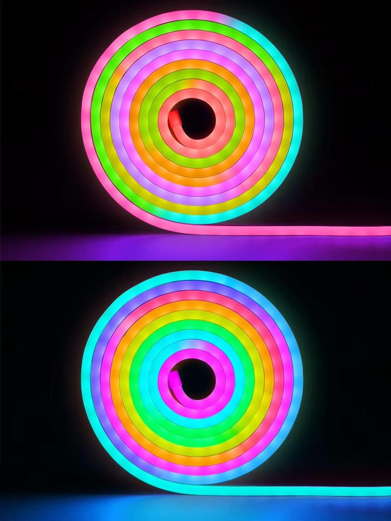 DIY Neon LED Strip Light – USB Bluetooth Color-changing Wall Decor - Etsy