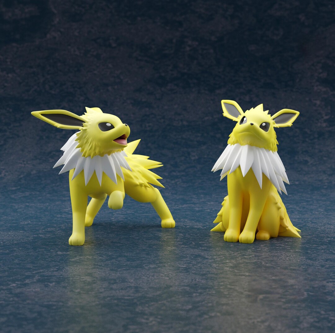 Pokémon – Jolteon | Lightning Surge Eeveelution STL Statue | 3D Print ...