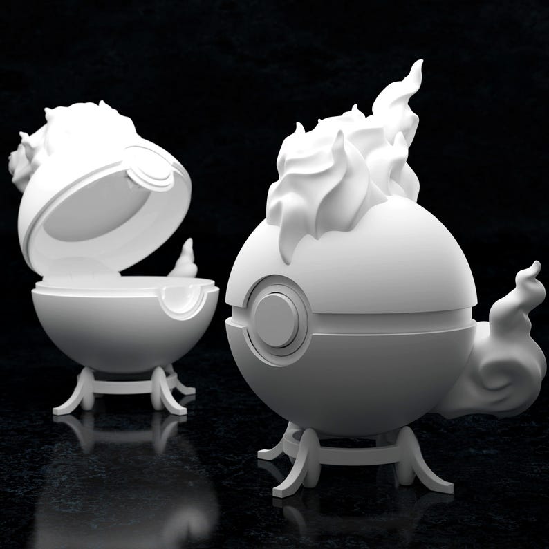 Pokémon – Moltres Pokéball | Blazing Containment STL Statue | 3D Print ...