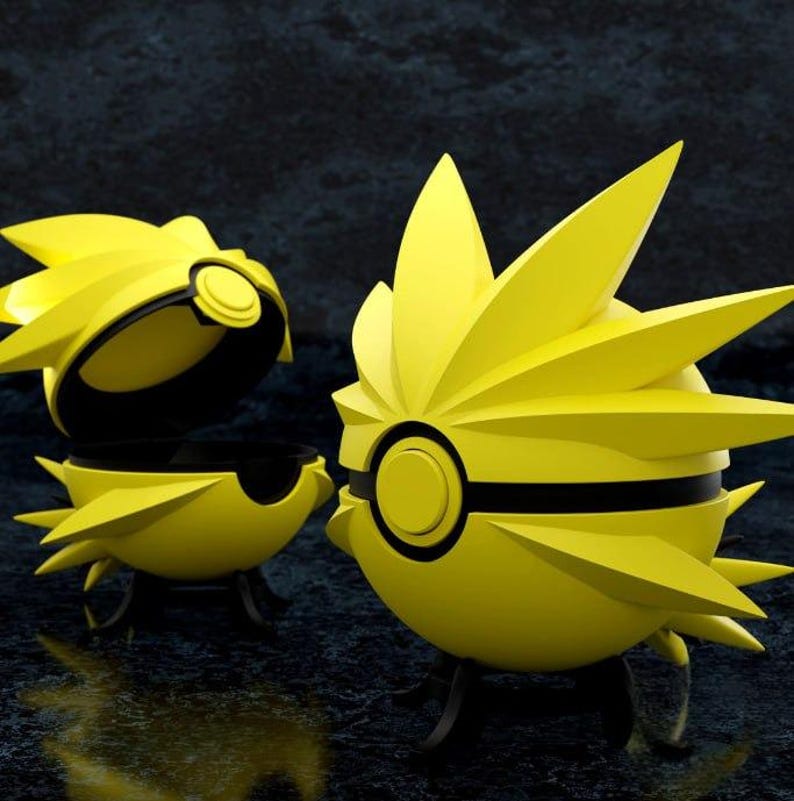 Pokémon – Moltres Pokéball | Blazing Containment STL Statue | 3D Print ...