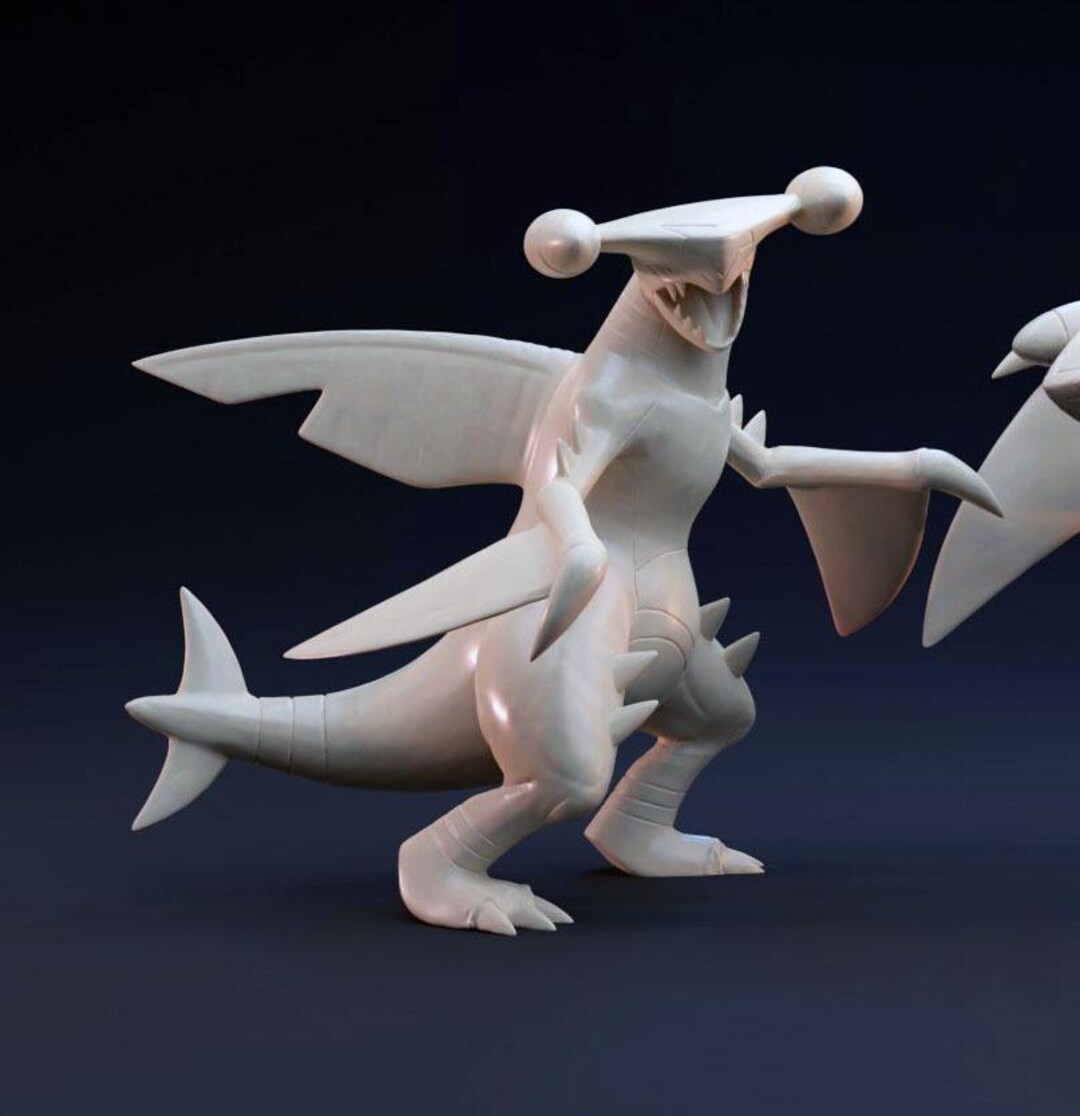 Pokémon – Garchomp | Apex Predator Dragon STL Statue | 3D Print Model ...