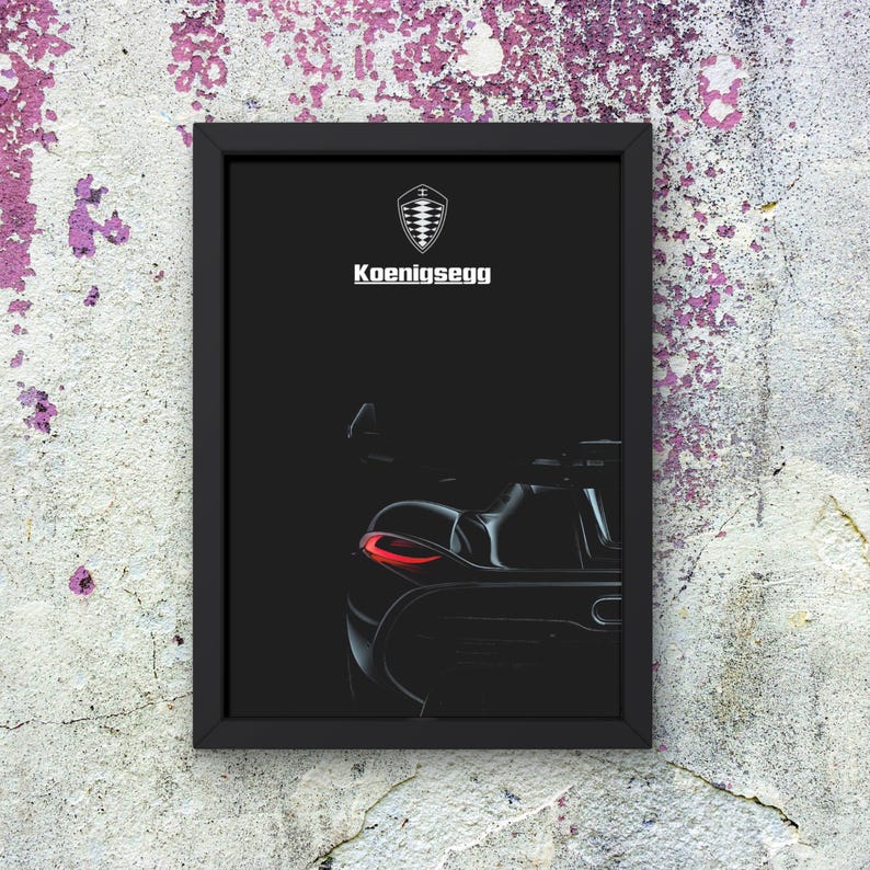 Koenigsegg Jesko Printable Poster Wall Art Digital Download - Etsy