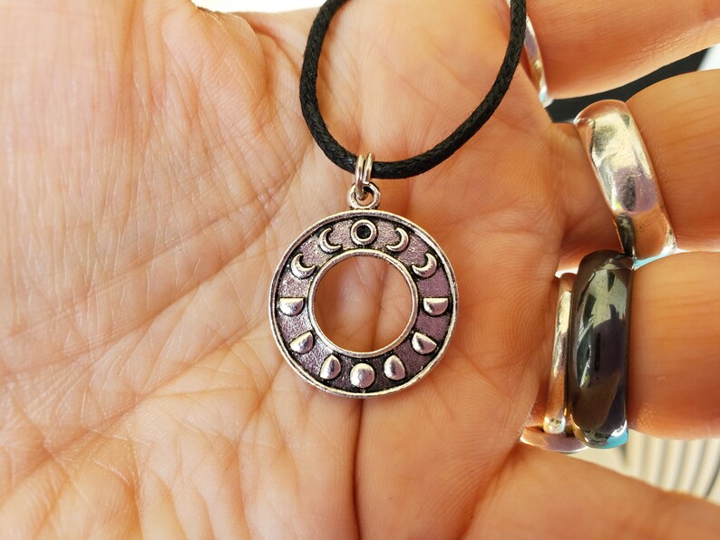 Moon Phases Necklace - Etsy