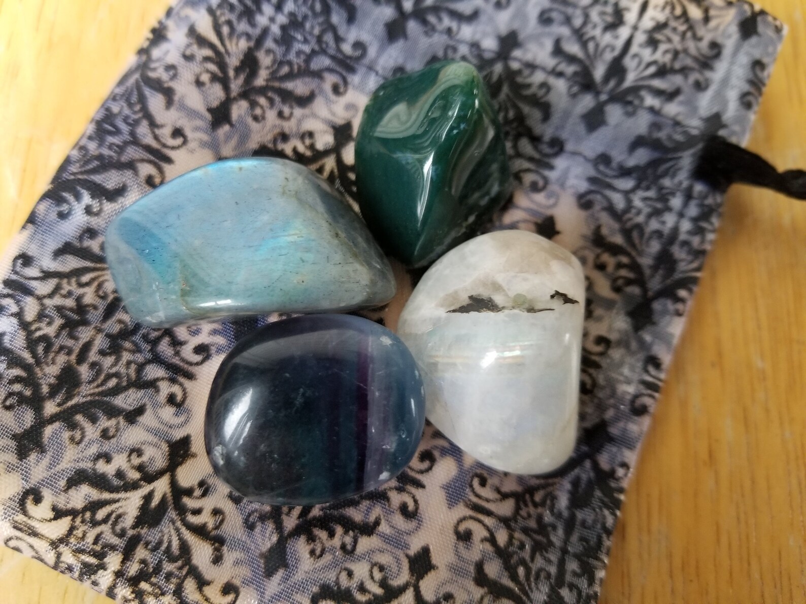 Custom Crystal Set Choose 4 Tumbled Crystals - Etsy