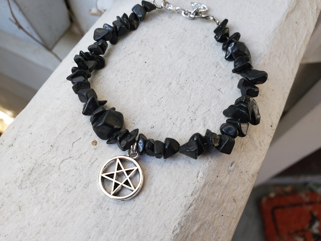 Inverted Pentacle Bracelet Choice of Crystals - Etsy