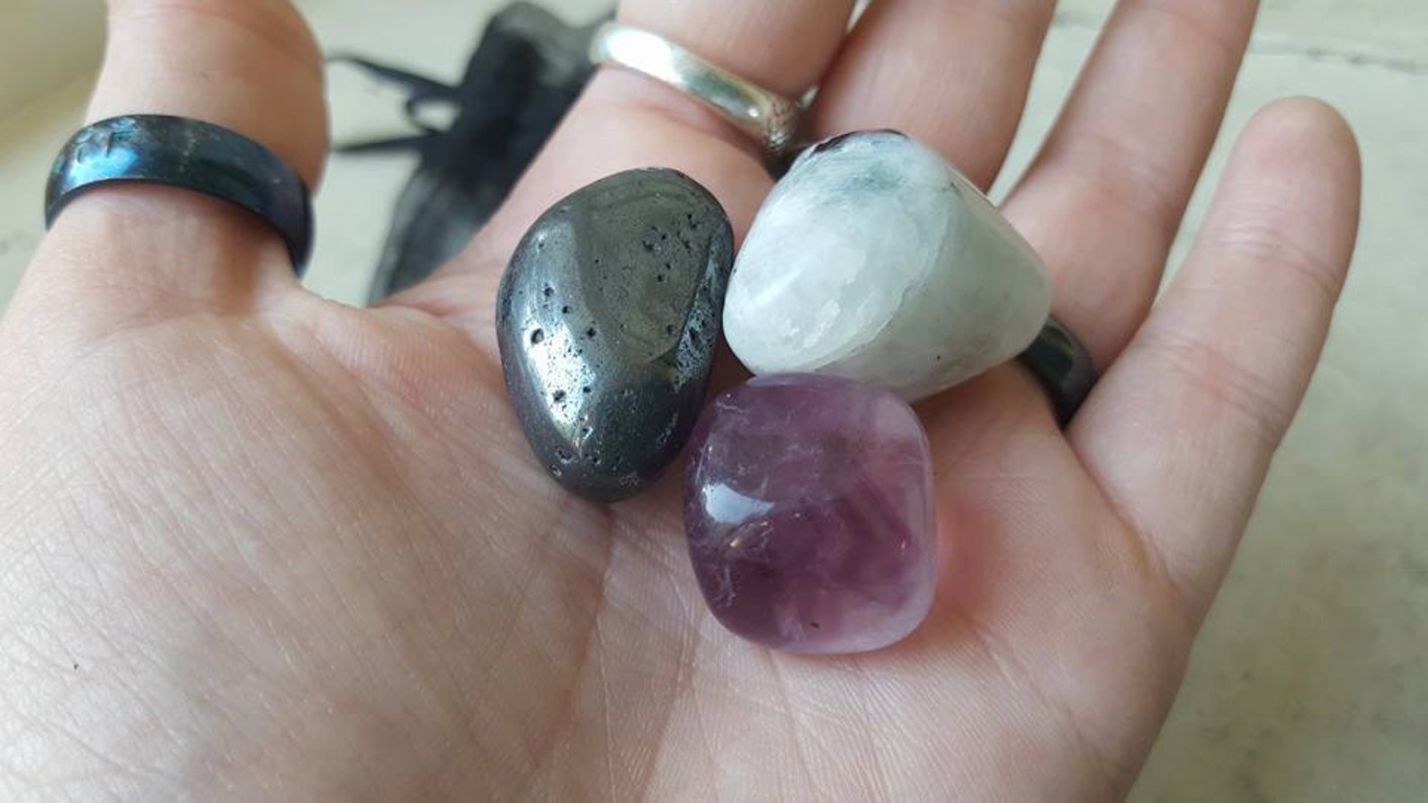 Custom Crystal Set Choose 4 Tumbled Crystals - Etsy