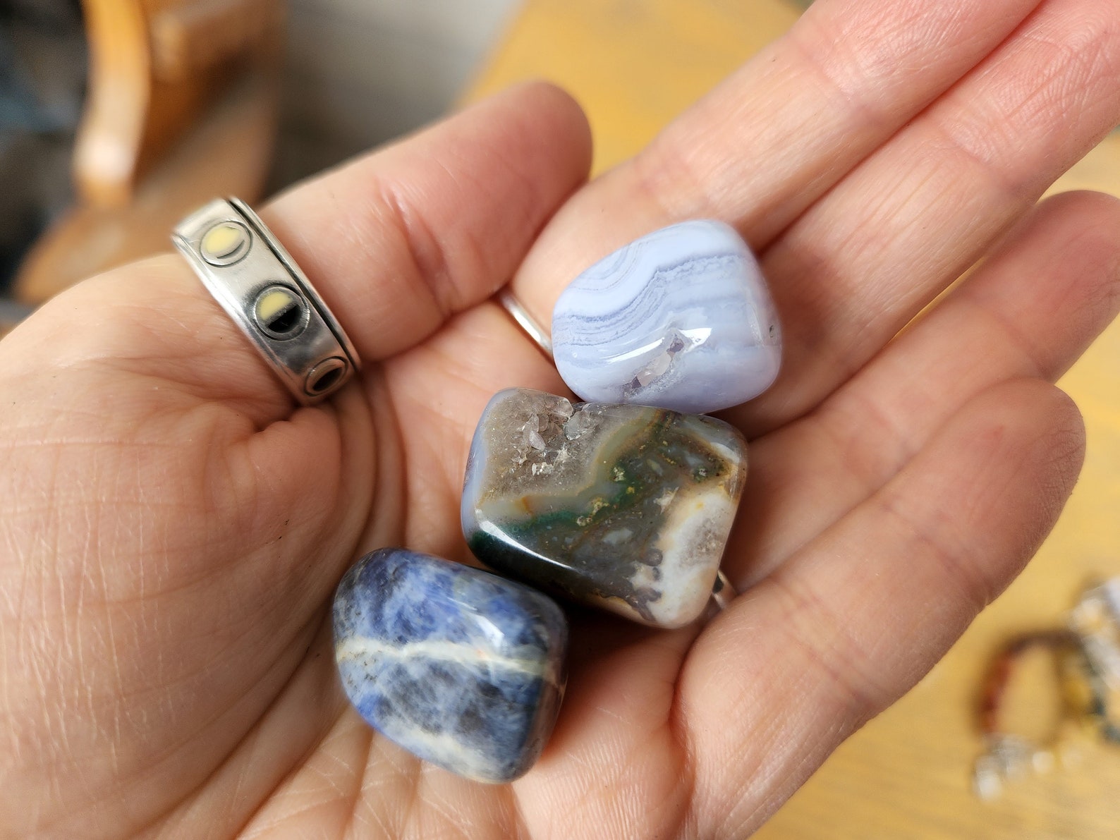 Elemental Crystal Sets Choose From Earth Air Water Fire or - Etsy