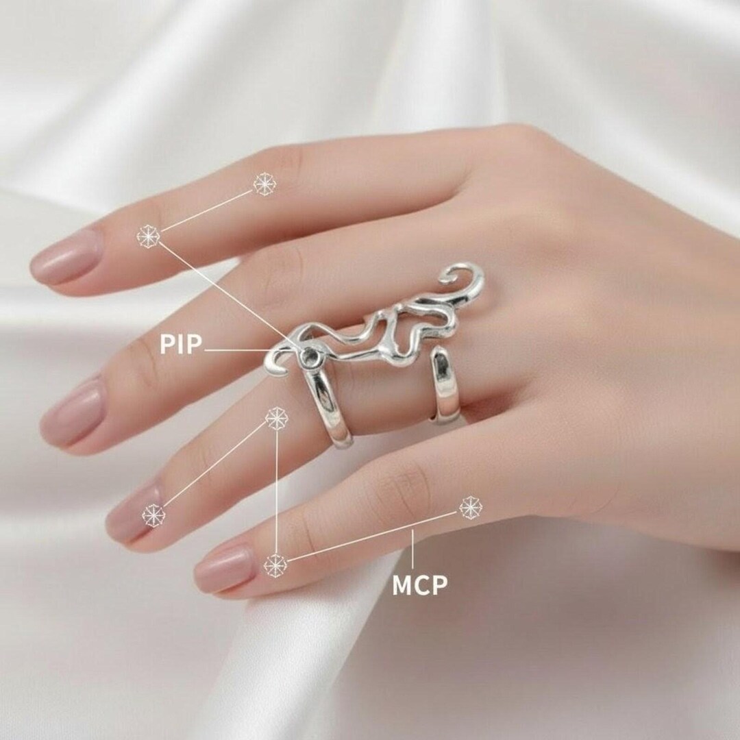 Arthritis EDS Finger Splint Adjustable for All Types of Deviation ...