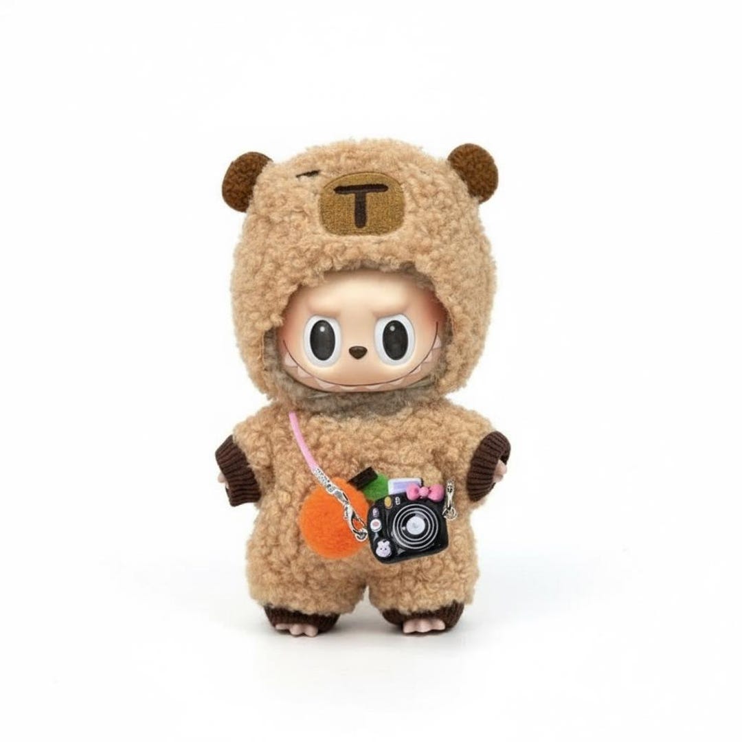 Labubu Doll Clothes Capybara Cos Suit Outfit Set for Plush Toy Dolls ...