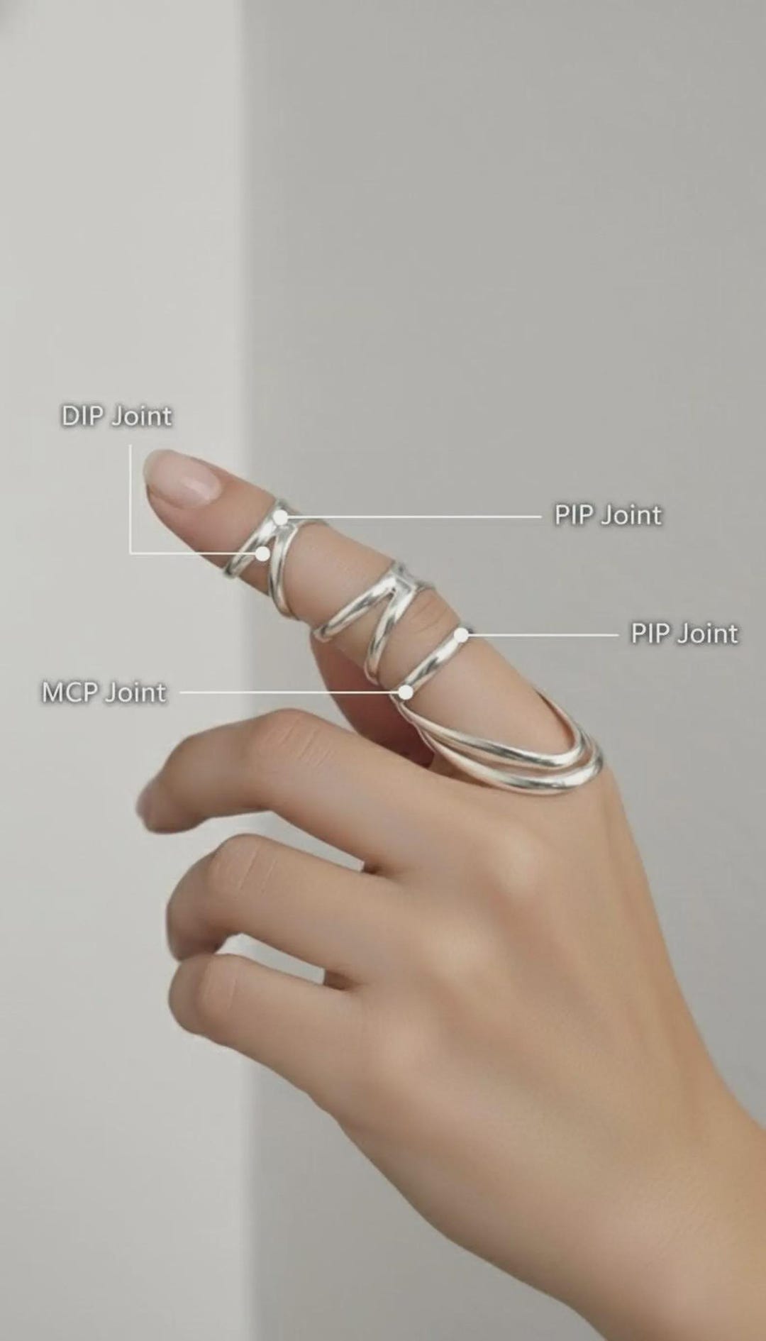 Adjustable Joint Support Ring, Arthritis Relief Finger Splint, Open ...