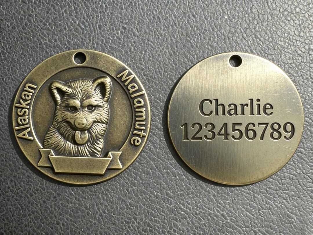 Personalized Dog & Cat ID Tags, Custom Engraved Pet Name Tags for ...