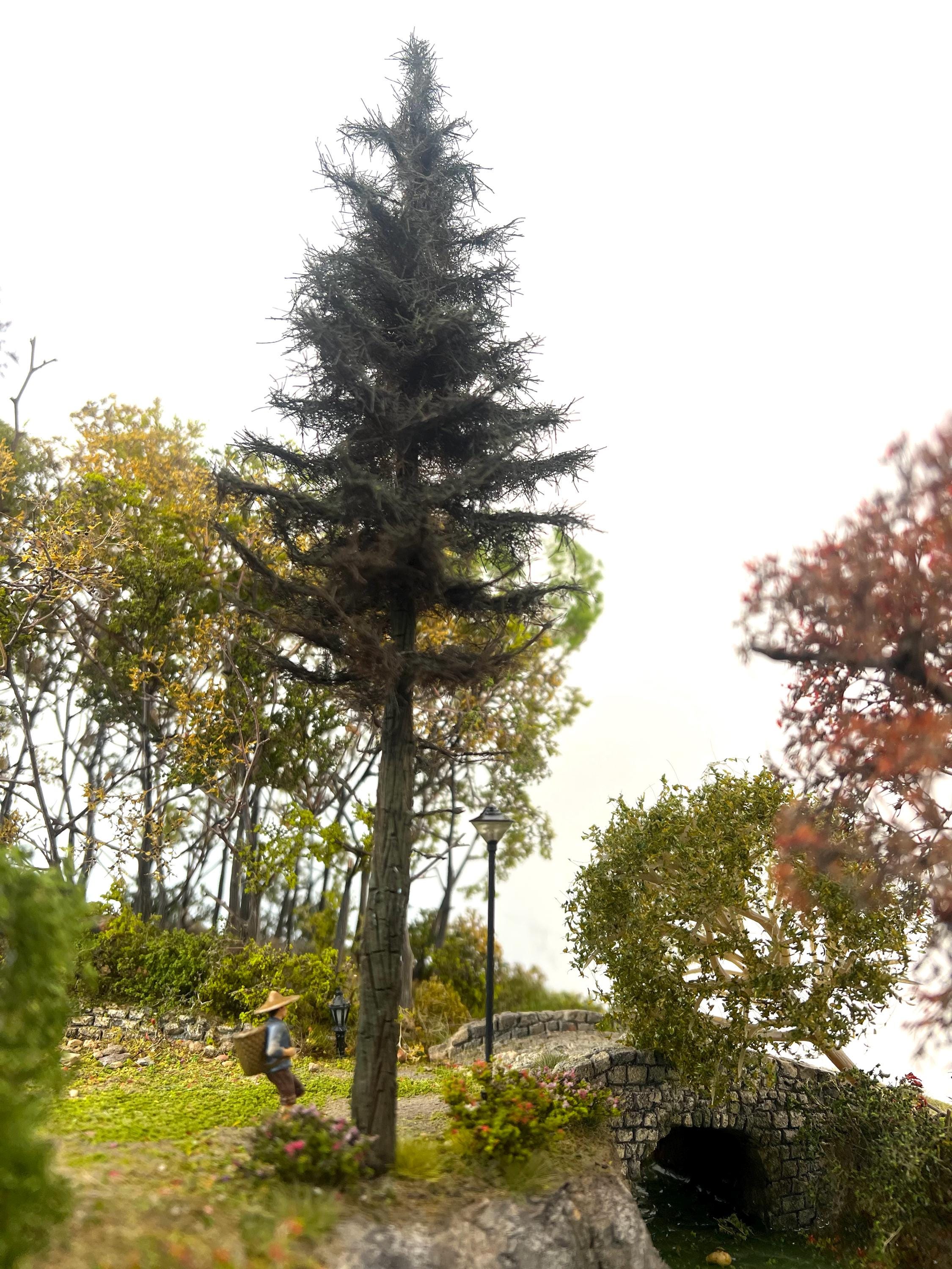 Handcrafted Model Fir Pine Tree, Realistic Scenery, 9/11.8 Inch - Etsy