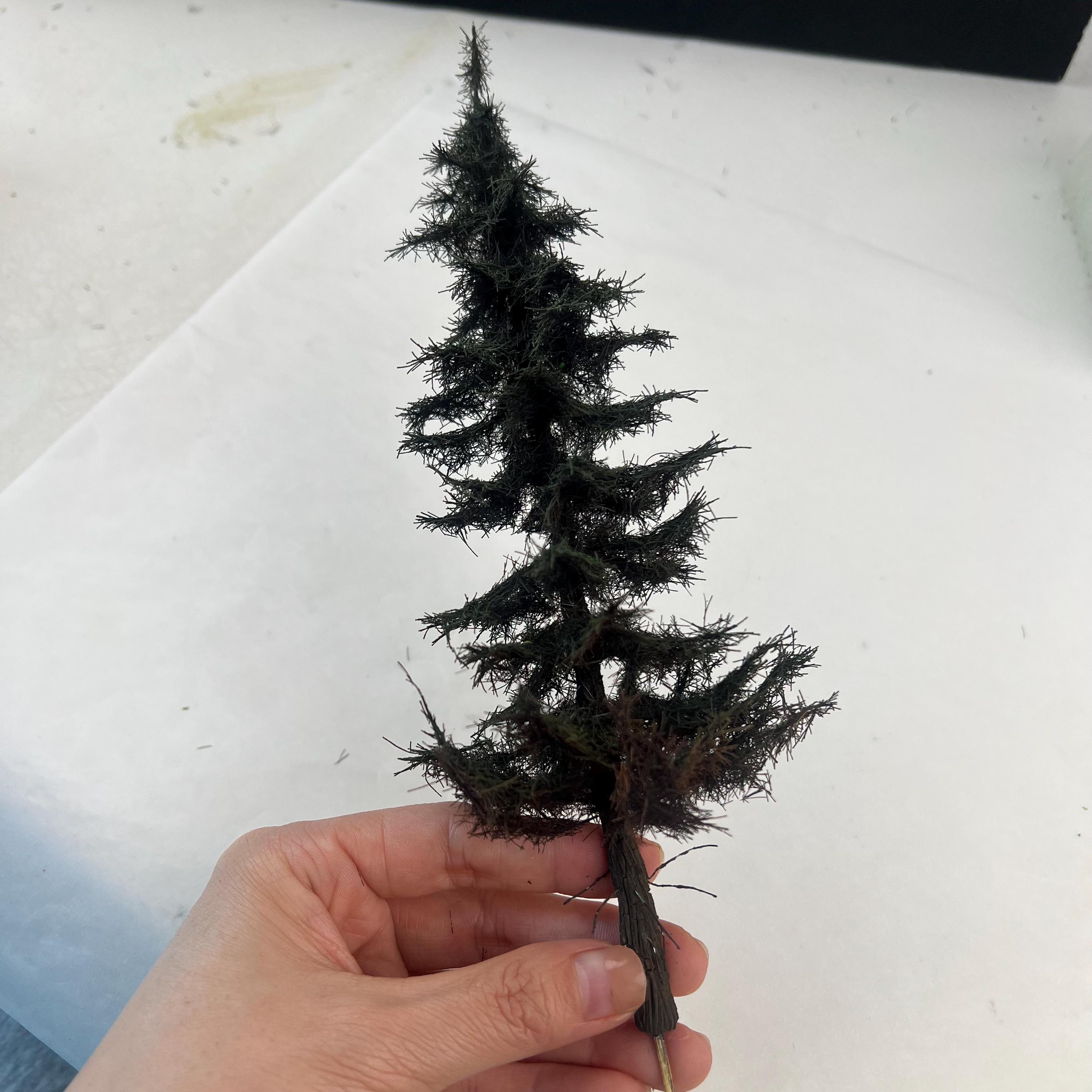 Handcrafted Model Fir Pine Tree, Realistic Scenery, 9/11.8 Inch - Etsy
