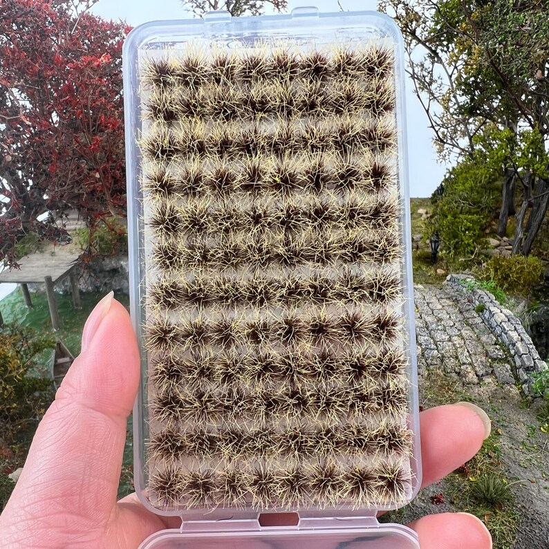Miniature Grass Tufts, Realistic Static Foliage, Model Railway Diorama ...