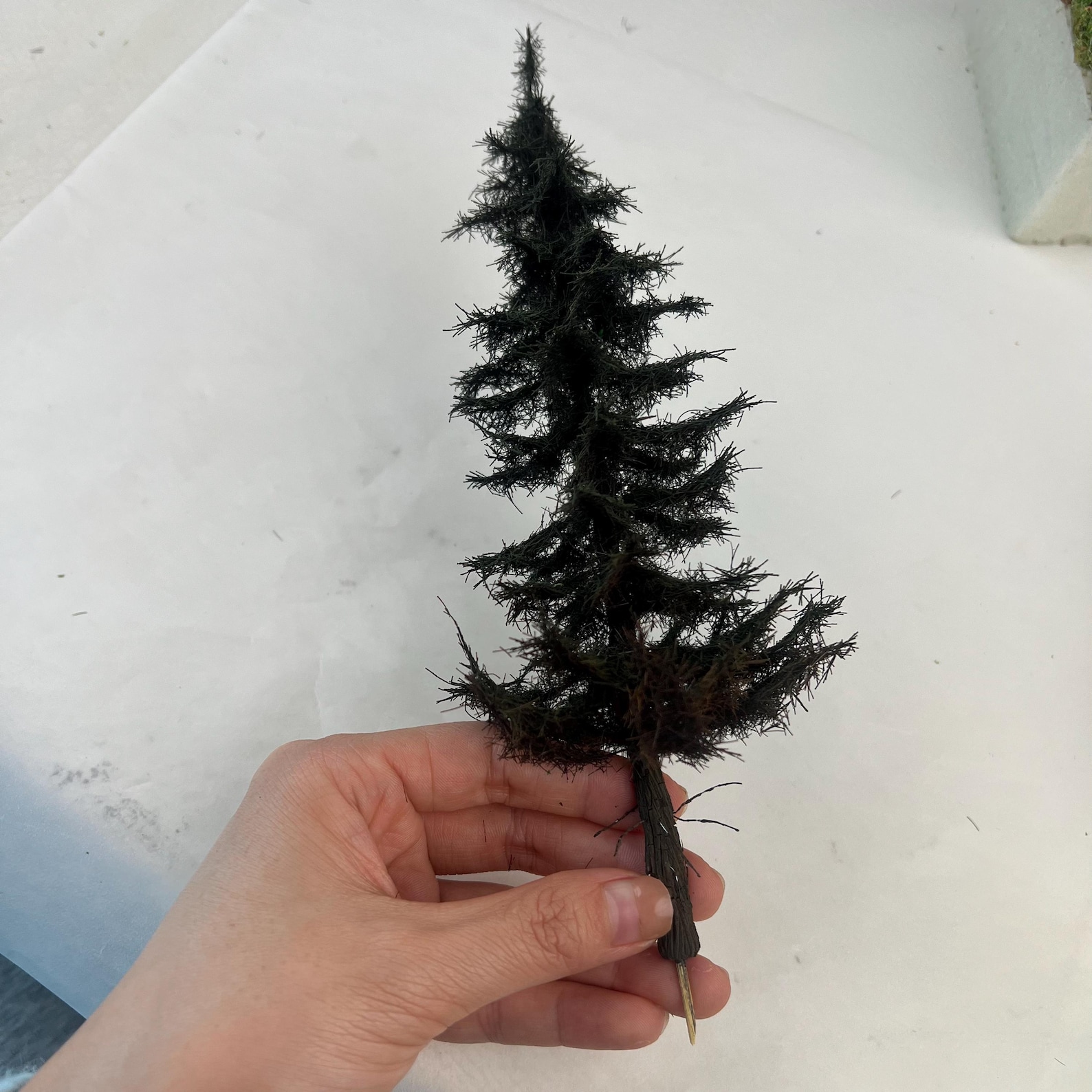 Handcrafted Model Fir Pine Tree, Realistic Scenery, 9/11.8 Inch - Etsy