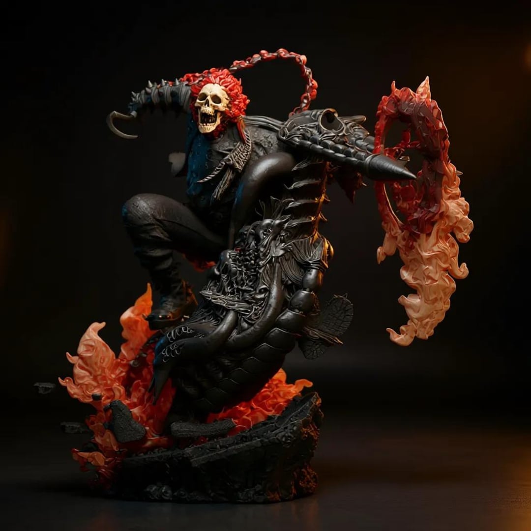 Ghost Rider - Marvel STL File for 3D Printing - Etsy UK