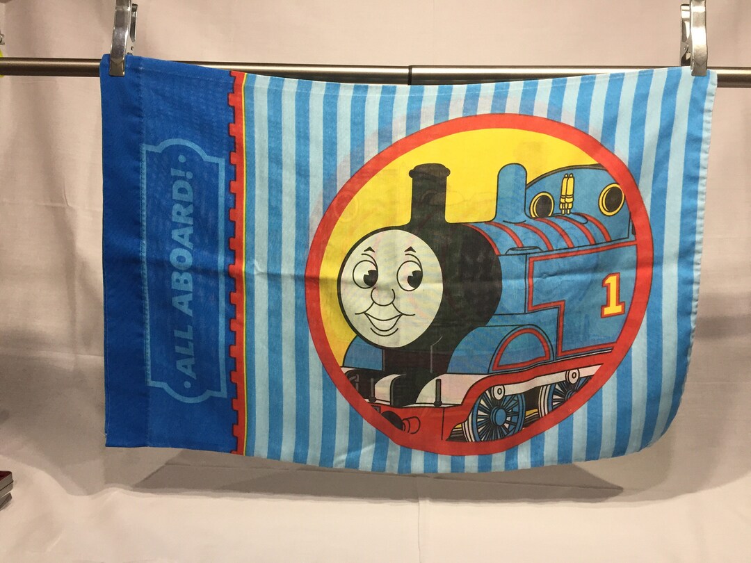 Vintage, Thomas the Train and Percy, Pillowcase, Train, Cartoon ...