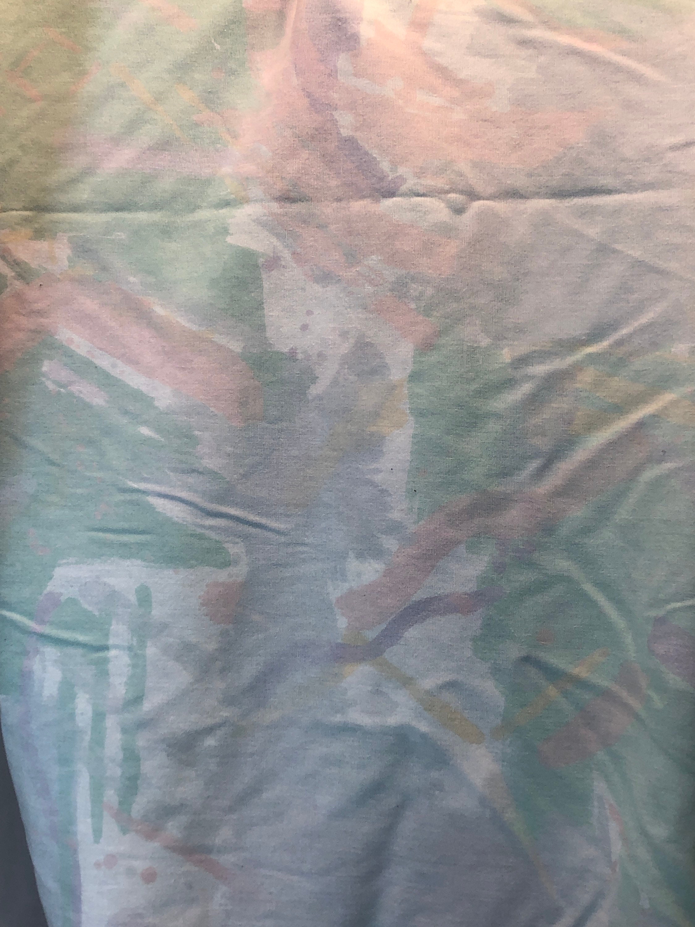 Vintage Pastel Full or Double, Fitted Sheet, Bedding, Linens, by Cannon ...