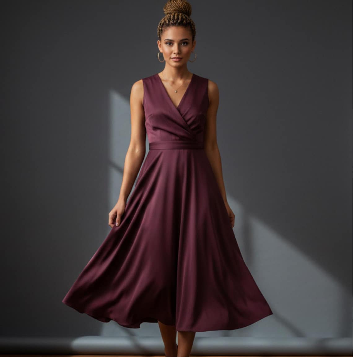 Wrap Dress Sewing Pattern PDF | Sleeveless V Neck Womens Wrap Dress Pattern | Women Dress ...