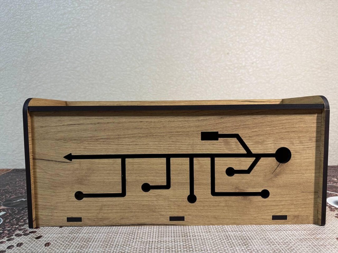 Handmade Wooden Gaming Cable Organizer | Desk Headphone Holder - Etsy