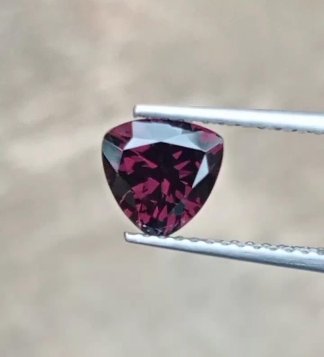 Natural Violet Purple Spinel 1.00ct Triangular Cushion Cut Loose ...