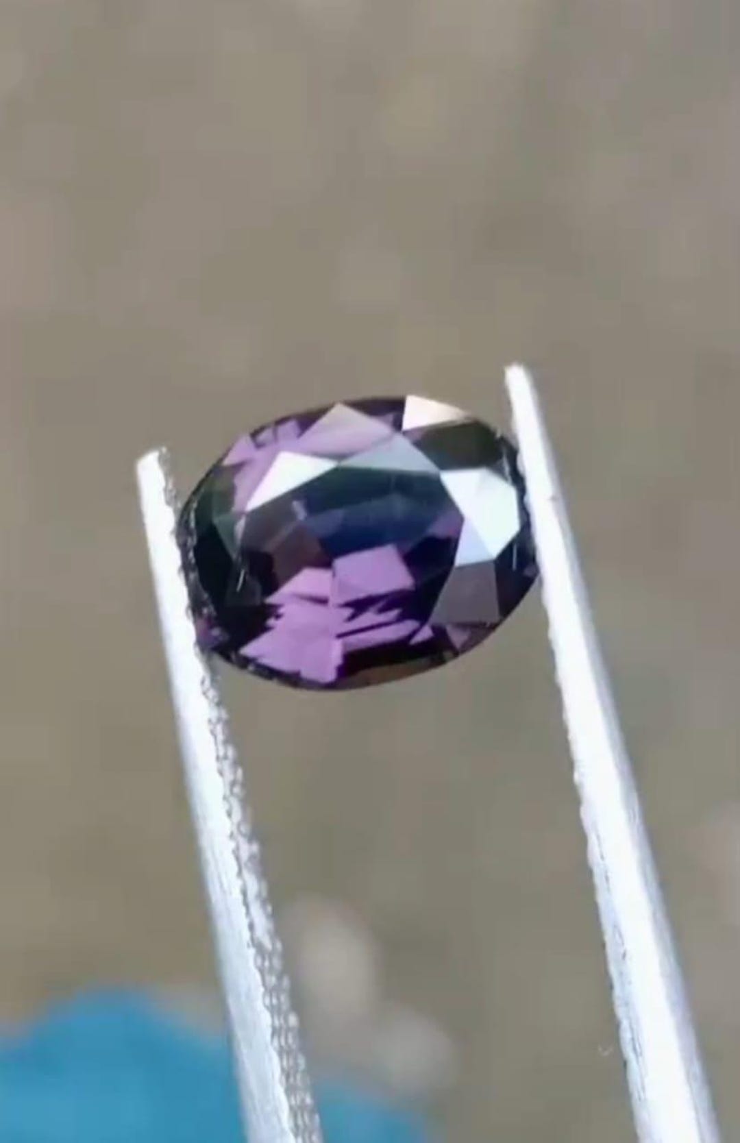 Natural Violetish Purple Spinel 1.47ct Oval Mixed Cut | Ceylon Sri ...