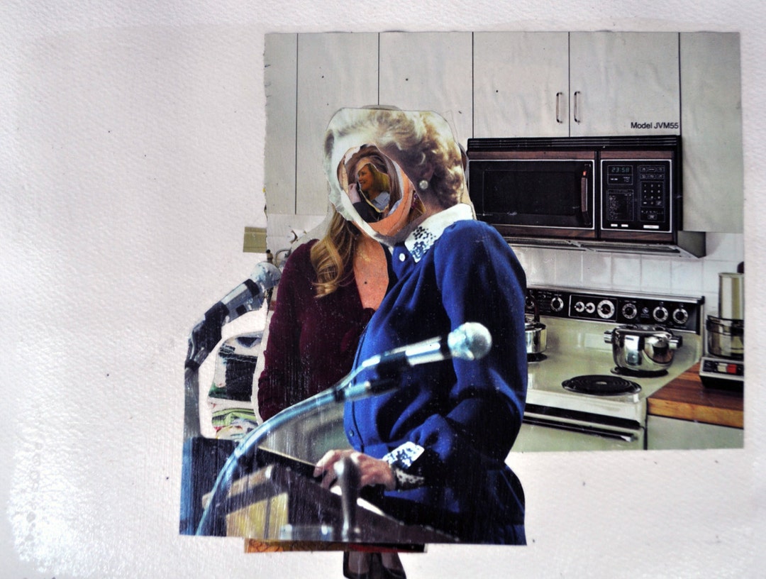 Dualidad de la mujer. collage de mujeres trabajadoras, collage ...