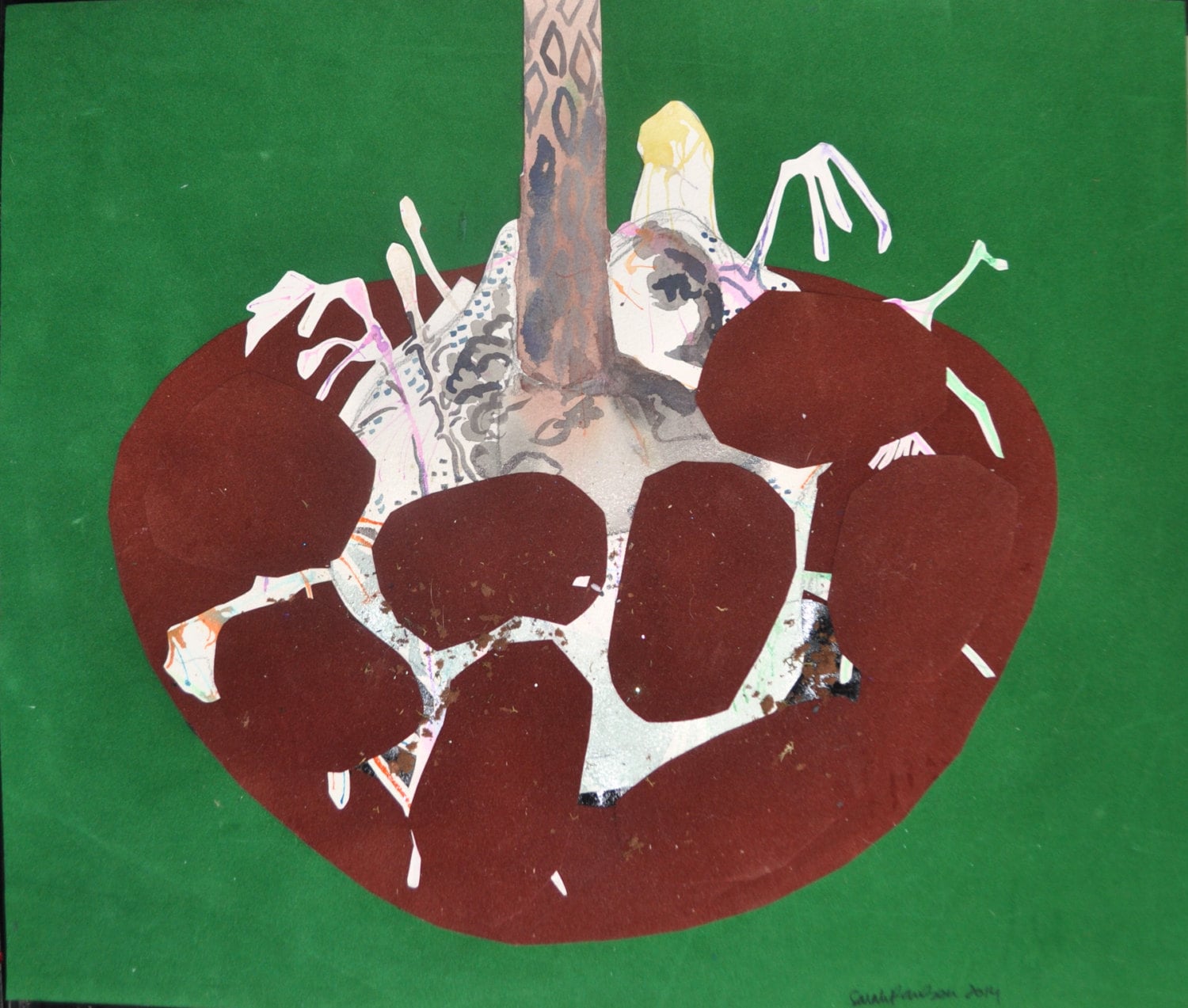 Tree Root Ball Collage; Heart Shaped Tree Root Ball; Tree Illustration ...