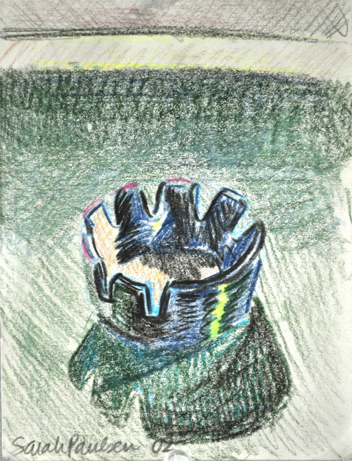 Ashtray Drawing; Original Drawing; Colored Pencil Ashtray; - Etsy