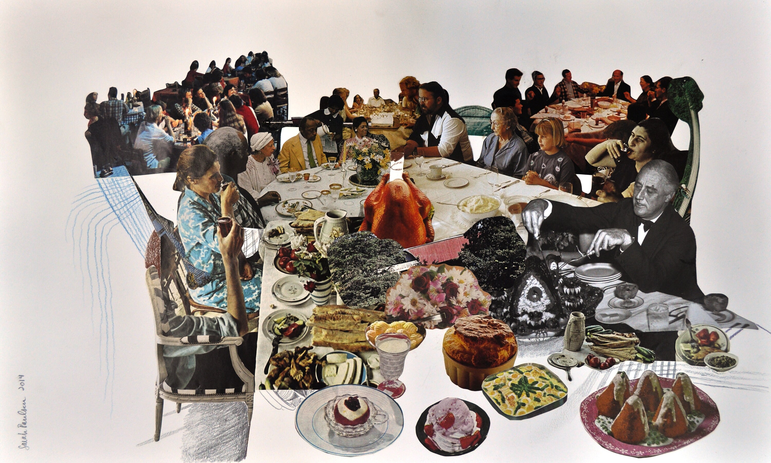 Eating Image; Meal Collage; Table Illustration; Make Room at the Table ...