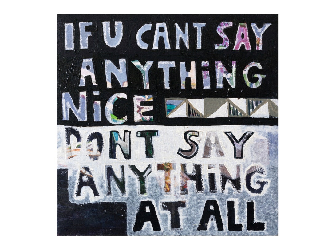 If You Can't Say Anything Nice, Don't Say Anything at All, Bambi Quote ...