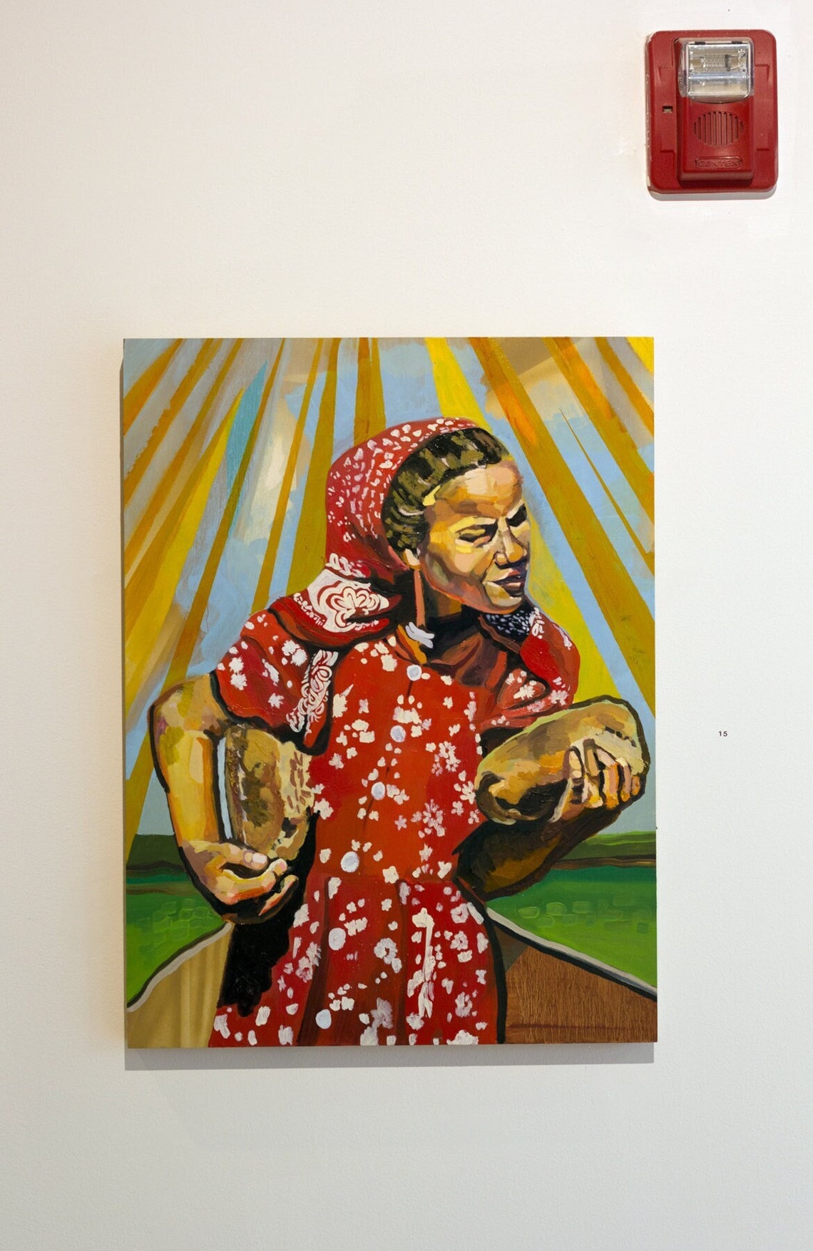 Origins of the Redneck Girl Original Oil Painting, Bread and Roses Art ...