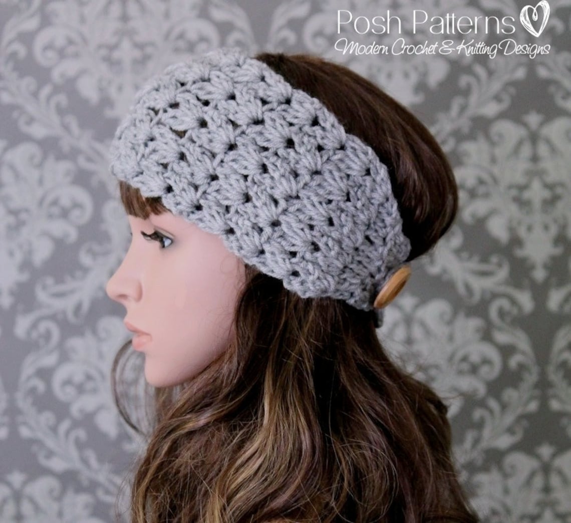 Crochet Pattern Crochet Headband Pattern Easy Crochet | Etsy