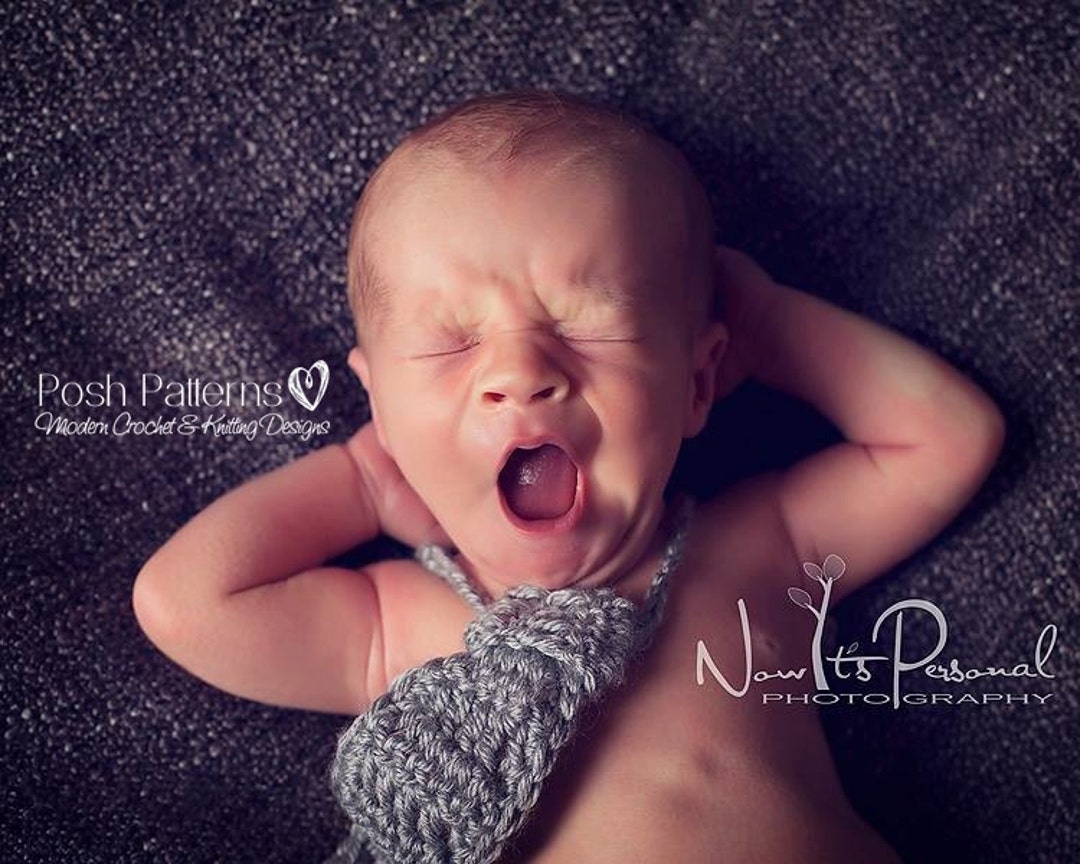 Crochet PATTERN - Baby Necktie Pattern - Crochet Patterns for Boys ...