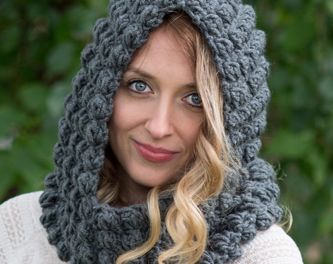 Crochet Cowl Hood Hat Pattern - Etsy Canada